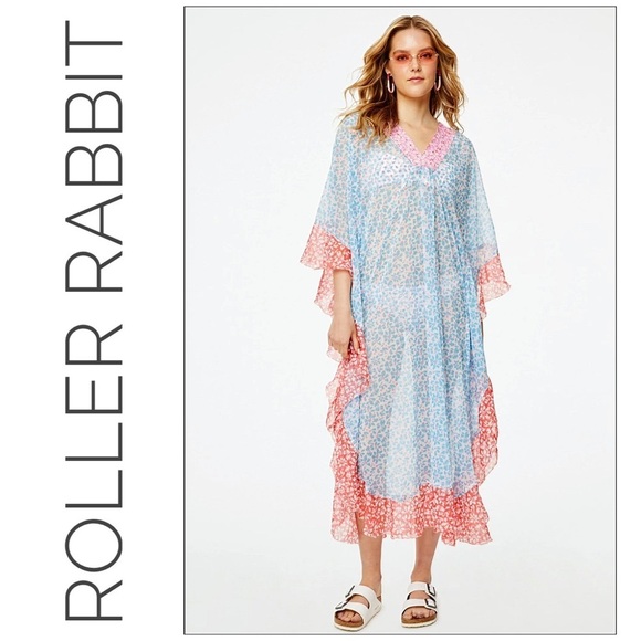 Roller Rabbit | Swim | New Roller Rabbit Vinca Floral Swimsuit Beach ...